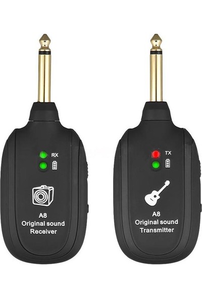 Schulzz Profesyonel Uhf Gitar Kablosuz Şarj Edilebilir Audio Alıcı - Verici Seti Schulzz Profesyonel Uhf Gitar Kablosuz Şarj Edilebilir Audio Alıcı - Verici Seti