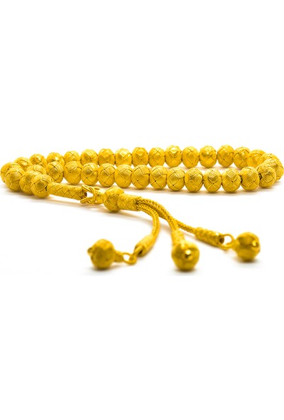 KSG Altın Kaplama Kazaziye El Örmesi 1000 Ayar Gümüş Tesbih KSG Altın Kaplama Kazaziye El Örmesi 1000 Ayar Gümüş Tesbih