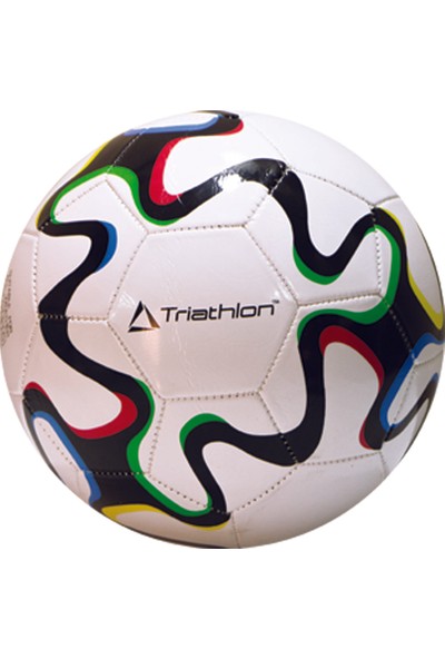 Triathlon T116 Beyaz-Siyah Futbol Topu