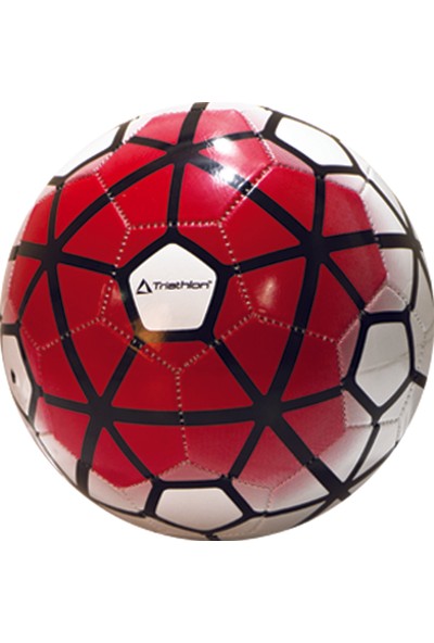 Triathlon T116 Kırmızı-Beyaz Futbol Topu