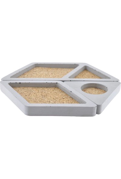 Bubigo Beton Masaüstü Düzenleyici BTNMS-2018223 3’lü