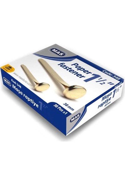 Mas 348 Maşa Raptiye 38 mm No: 9 36'lı