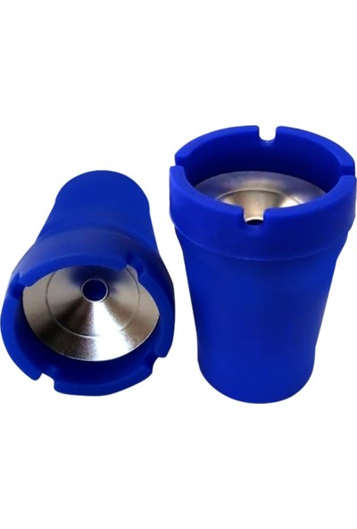 Intac Içi Metal Atmadan Söndür Kül Tablası Kokusuz Küllük Mavi Intac Içi Metal Atmadan Söndür Kül Tablası Kokusuz Küllük Mavi