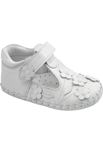 Kaptan Junior İlk Adım Deri Kız Bebek Ayakkabı