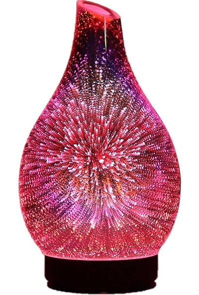 Yukka 3D LED Gece Işığı ile Cam Vazo Şekli Hava Nemlendirici Aroma Esansiyel Yağı Difüzör Yukka 3D LED Gece Işığı ile Cam Vazo Şekli Hava Nemlendirici Aroma Esansiyel Yağı Difüzör