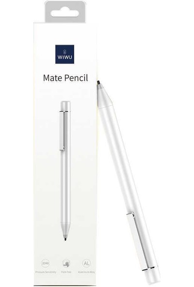 Wiwu Active Stylus Mate Serisi Dokunmatik Çizim Kalemi Silver