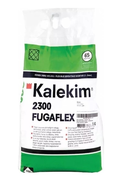 Kalekim Fugaflex Derz Dolgusu 5 Kg Beyaz 2351 Kalekim Fugaflex Derz Dolgusu 5 Kg Beyaz 2351