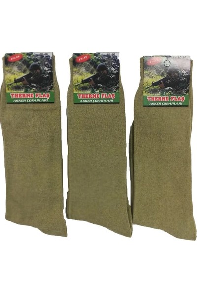 Thermoflask Istikamet 3'lü Askeri Yazlık Çorap Nano