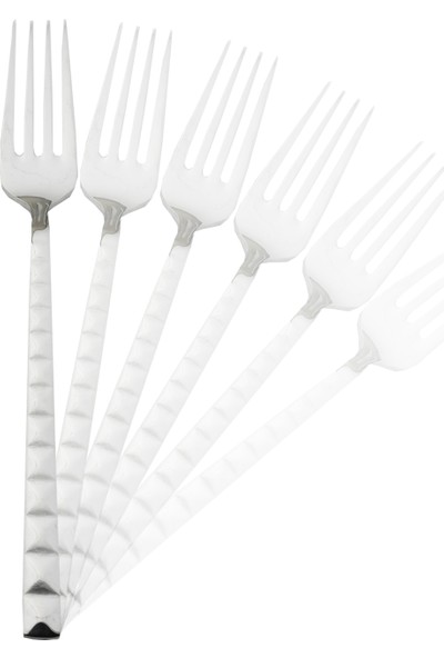 Hira Yemek Çatalı Hira Piramit 6 Adet