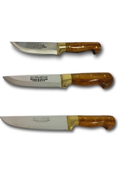 Sürmene Laz Dayı Karakaya 3'lü Bıçak Seti