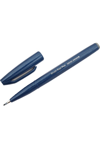 Pentel Brush Sign Pen Touch Blue Black Pentel Brush Sign Pen Touch Blue Black