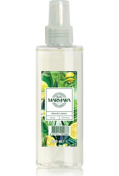 Marmara Limon Çiçeği Sprey Kolonya 200 ml
