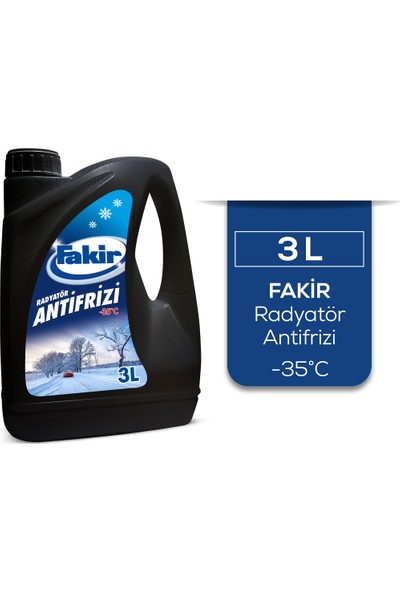 Fakir Radyatör Antifrizi -35 3 lt Fakir Radyatör Antifrizi -35 3 lt