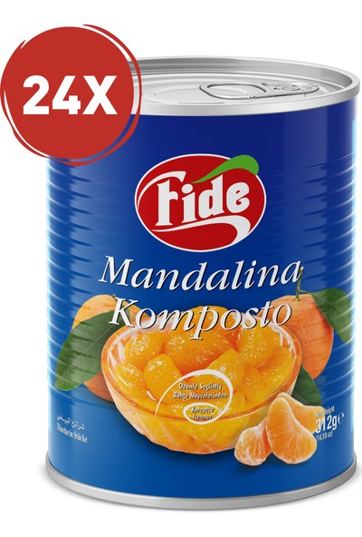 Fide Mandalina Komposto 350 gr x 24'lü