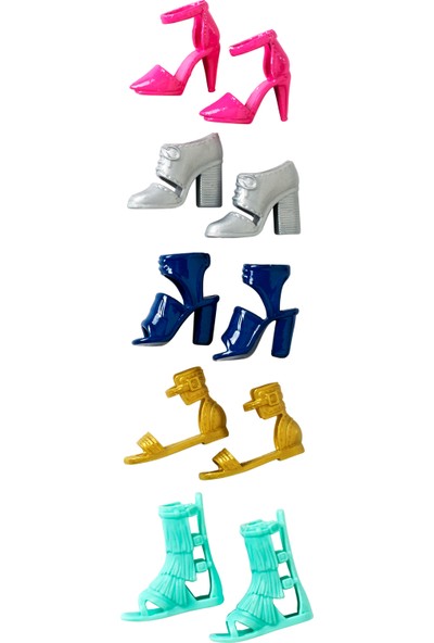 Barbie Barbie'nin Son Moda Ayakkabıları FYW80-FCR92 Barbie Barbie'nin Son Moda Ayakkabıları FYW80-FCR92