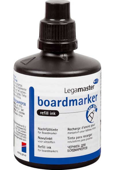 Legamaster Beyaz Yazı Tahtası Kalemi Yedek Mürekkebi (1199) 100 Ml Siyah
