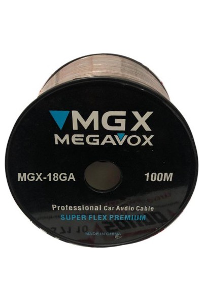 Megavox 18GA Araç Ses Kablosu 100 m Megavox 18GA Araç Ses Kablosu 100 m