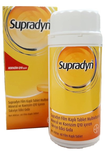 Supradyn Activo Koenzim Q10 İçeren Multivitamin 60 Tablet Supradyn Activo Koenzim Q10 İçeren Multivitamin 60 Tablet