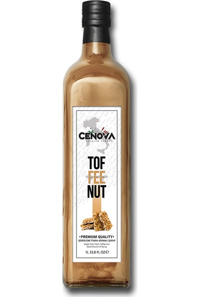Cenova Toffee Nut Kokteyl Şurubu 1 lt Cenova Toffee Nut Kokteyl Şurubu 1 lt