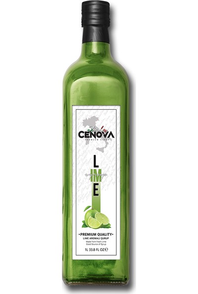 Cenova Lime Kokteyl Şurubu 1 lt Cenova Lime Kokteyl Şurubu 1 lt