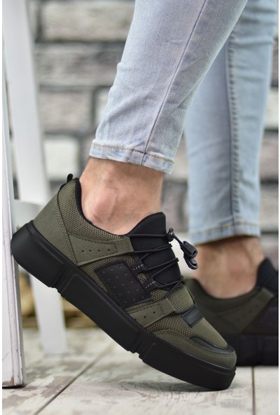 Riccon Haki Siyah Erkek Sneaker 00122023 Riccon Haki Siyah Erkek Sneaker 00122023