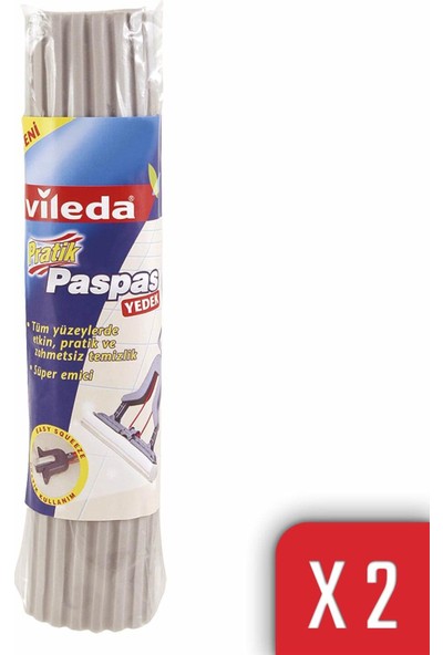 Vileda Pratik Paspas Yedek 2'li