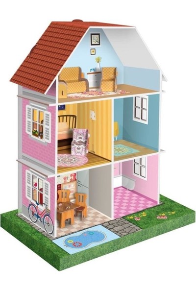 Arnas Toys Mobilyalı Bebek Oyun Evi Arnas Toys Mobilyalı Bebek Oyun Evi