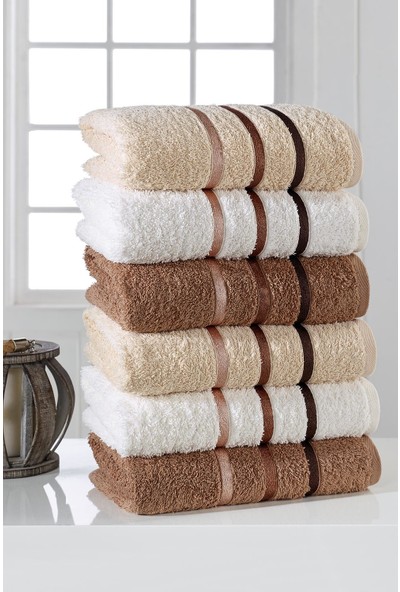 Julie 50 x 85 cm Line Havlu Seti 6'lı