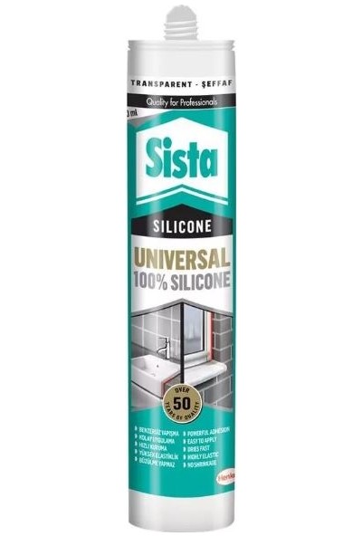 Sista Silikon Şefaf 280Ml Sista Silikon Şefaf 280Ml