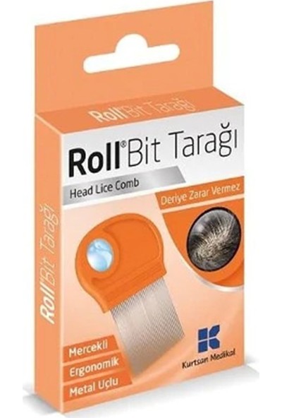 Roll Bit Tarağı Metal, Deriye Zarar Vermez
