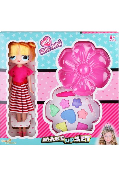 Limon Oyuncak Bebekli Sürülebilir Çocuk Makyaj Seti