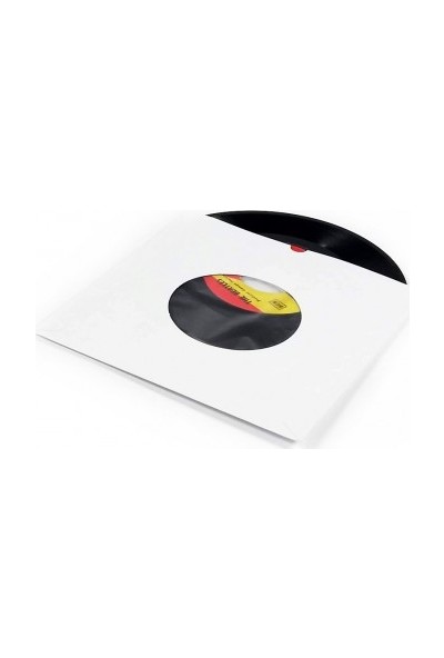 Gereksiz Şeyler Antistatik Beyaz 45'lik Plak Koruyucu Zarf 10 Adet