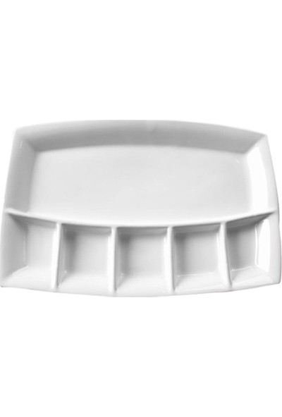 Cooker 6 Bölmeli Seramik Kahvaltılık