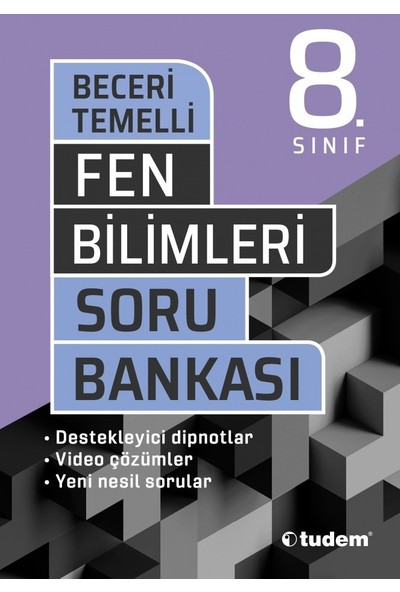 Tudem Yayınları 8. Sınıf Fen Bilimleri Beceri Temelli Soru Bankası Tudem Yayınları 8. Sınıf Fen Bilimleri Beceri Temelli Soru Bankası