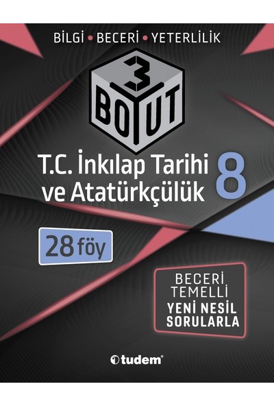 Tudem Yayınları 8. Sınıf 3 Boyut T.c. Inkılap Tarihi ve Atatürkçülük Tudem Yayınları 8. Sınıf 3 Boyut T.c. Inkılap Tarihi ve Atatürkçülük