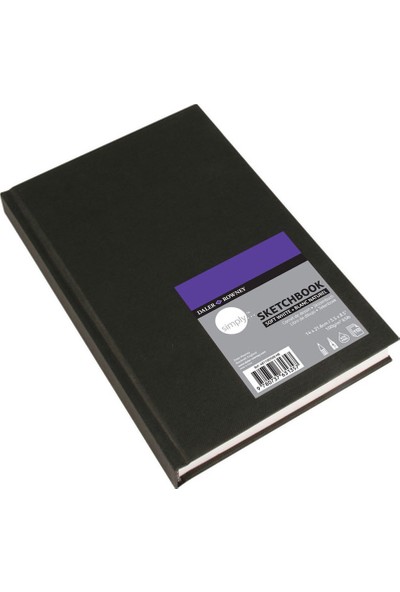 Daler Rowney Simply Sert Kapak Defter 110 Sayfa 100 gr Soft White 14 x 21 cm Daler Rowney Simply Sert Kapak Defter 110 Sayfa 100 gr Soft White 14 x 21 cm