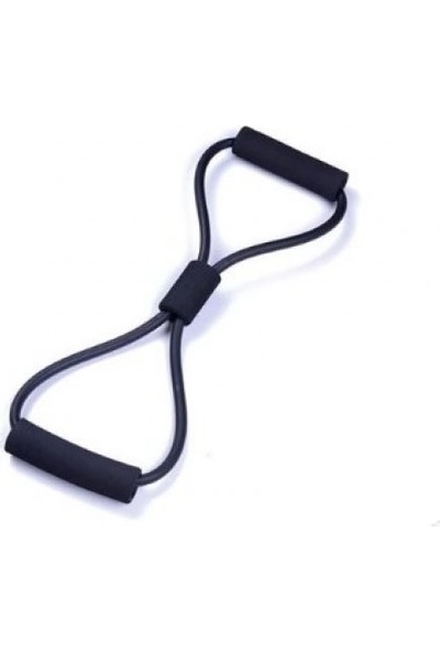 Ema Egzersiz Direnç Lastiği Sporcu Workout Antrenman Lastiği Siyah