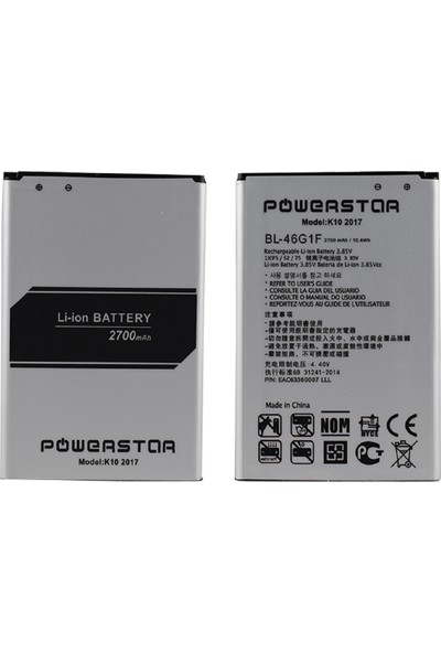 Powerstar LG K10 2017 ( BL-46G1F ) Batarya Powerstar LG K10 2017 ( BL-46G1F ) Batarya