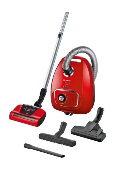 Bosch BGLS4PET2 600W Toz Torbalı Süpürge Proanimal Kırmızı