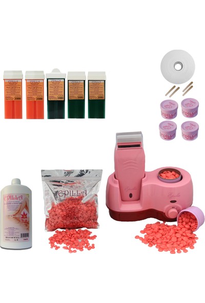 Epilla Boncuk Ağdalı Sir Ağda Makinesi Ağda Isıtıcısı Set