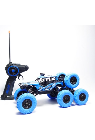 Can-Em Oyuncak 6x4 Çeker Off Road Şarjlı Uzaktan Kumandalı Süspansiyonlu Jeep 1:18