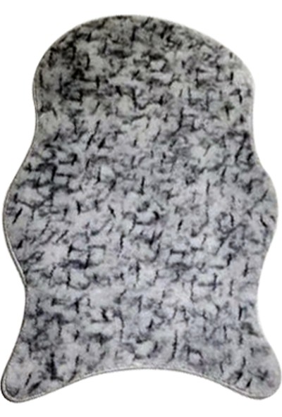 Evden Avm Kaymaz Taban Gri Tilki Desenli Peluş Post 80x125 cm Evden Avm Kaymaz Taban Gri Tilki Desenli Peluş Post 80x125 cm