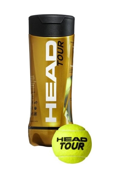 Head Tour Xt 3'lü Tenis Topu