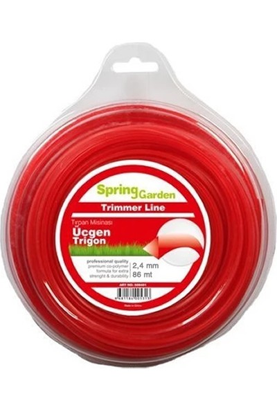 Spring Garden Tırpan Misina Üçgen 2.4 Mm X 86 Metre