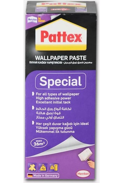 Pattex Special Duvar Kağıt Yapıştırıcısı 200Gr Pattex Special Duvar Kağıt Yapıştırıcısı 200Gr