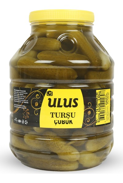 Ulus Turşu Kornişon Salatalık Turşusu 2 Numara 5 kg Ulus Turşu Kornişon Salatalık Turşusu 2 Numara 5 kg