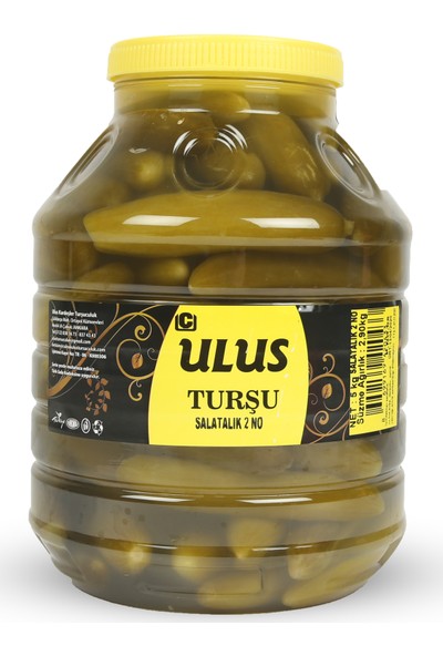 Ulus Turşu Çubuk Salatalık Turşusu2 Numara 5 kg Ulus Turşu Çubuk Salatalık Turşusu2 Numara 5 kg