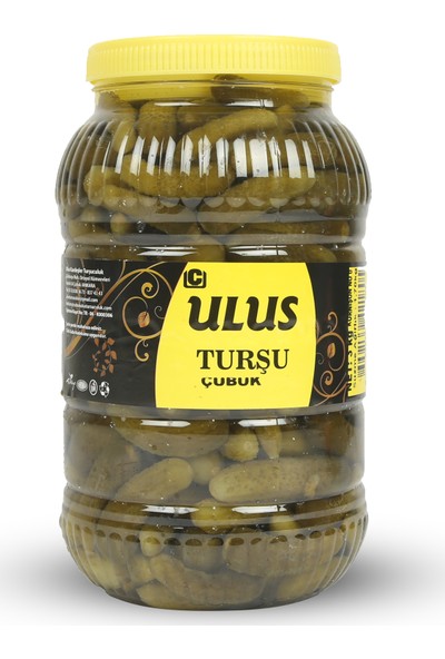 Ulus Turşu Kornişon Salatalık Turşusu 0 Numara 3 kg Ulus Turşu Kornişon Salatalık Turşusu 0 Numara 3 kg