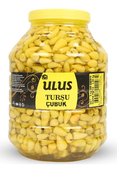 Ulus Turşu Sarı Çanakkale Biberiye Turşusu 5 kg Ulus Turşu Sarı Çanakkale Biberiye Turşusu 5 kg