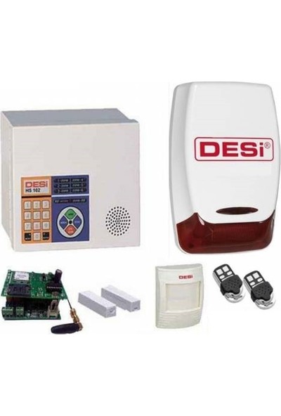 Desi HS-102 Hırsız Alarmı Metaline Gsmli Alarm Desi HS-102 Hırsız Alarmı Metaline Gsmli Alarm